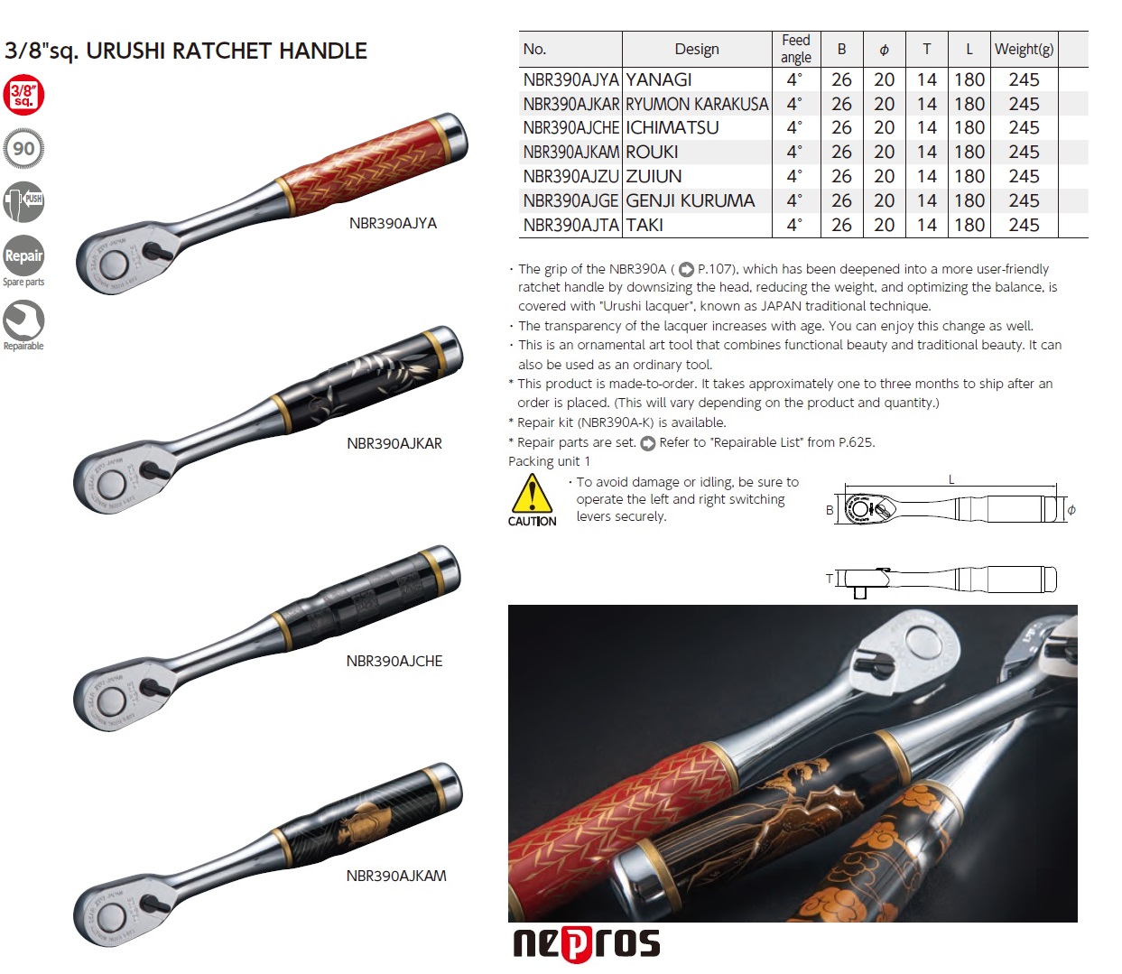 Ichiban Precision Sdn Bhd - KTC - KTC Urushi Ratchet Handle